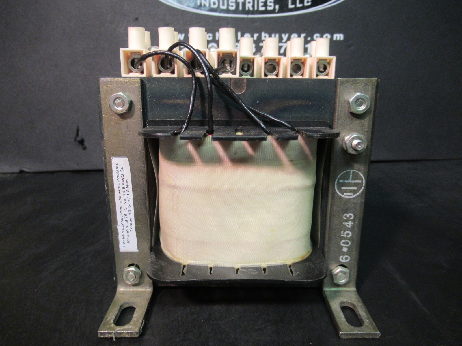 ALLEN BRADLEY CONTROL TRANSFORMER 1497-G-BASX-0-N SER. A KVA: 0.5 VOLT ...