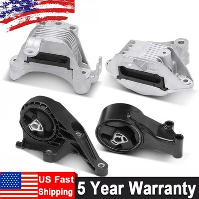 New 4x Engine Motor Mount & Transmission Mount for Chevrolet Cruze ...