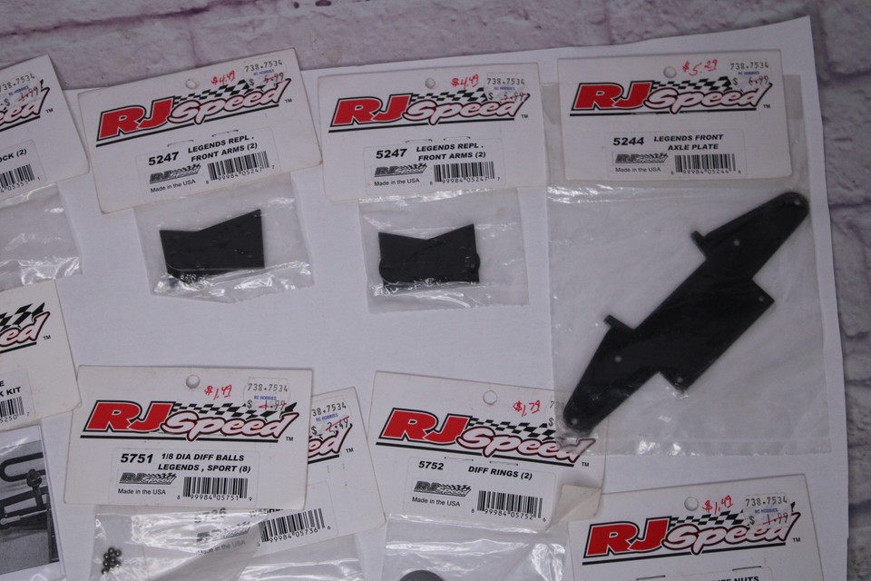 NOS RJ Speed Legends & Sport Parts Lot (12 Sealed Packs) –Discontinued ...