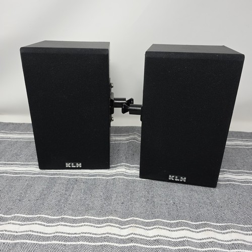 KLH Audio Systems 900B 3-Way Bookshelf Speaker Pair Black | eBay