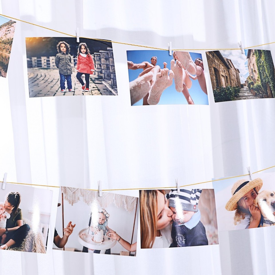 Hanging Photo Display Clips White Small Clothes Pins Wooden Pegs | eBay UK