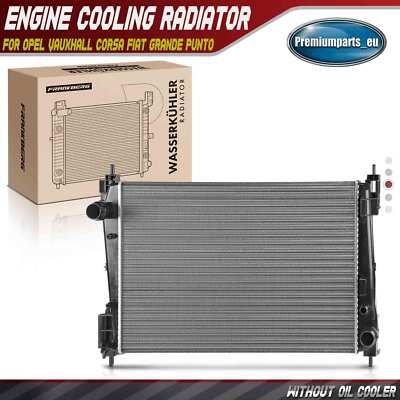 Engine Cooling Radiator for Opel Vauxhall Corsa D S07 Fiat Grande Punto ...