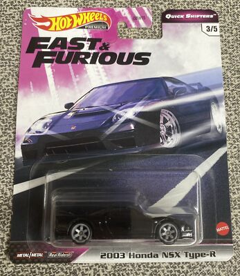 1/64 HOT WHEELS FAST & FURIOUS FIVE QUICK SHIFTERS 2003 HONDA NSX TYPE ...
