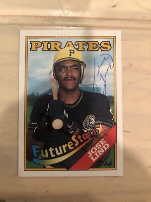 Jose Lind Pittsburgh Pirates Autographed 1988 Topps Baseball Card #767 ...