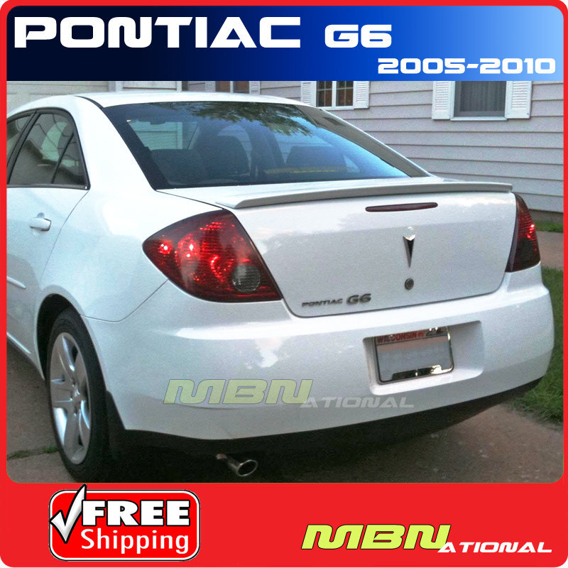 05-10 Pontiac G6 Sedan Rear Trunk Lip Spoiler Deck Flush Painted WA8555 ...