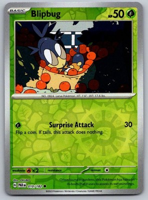 2023 Pokemon - 010/182 - Blipburg Reverse Holo (S&V Paradox Rift) NM | eBay