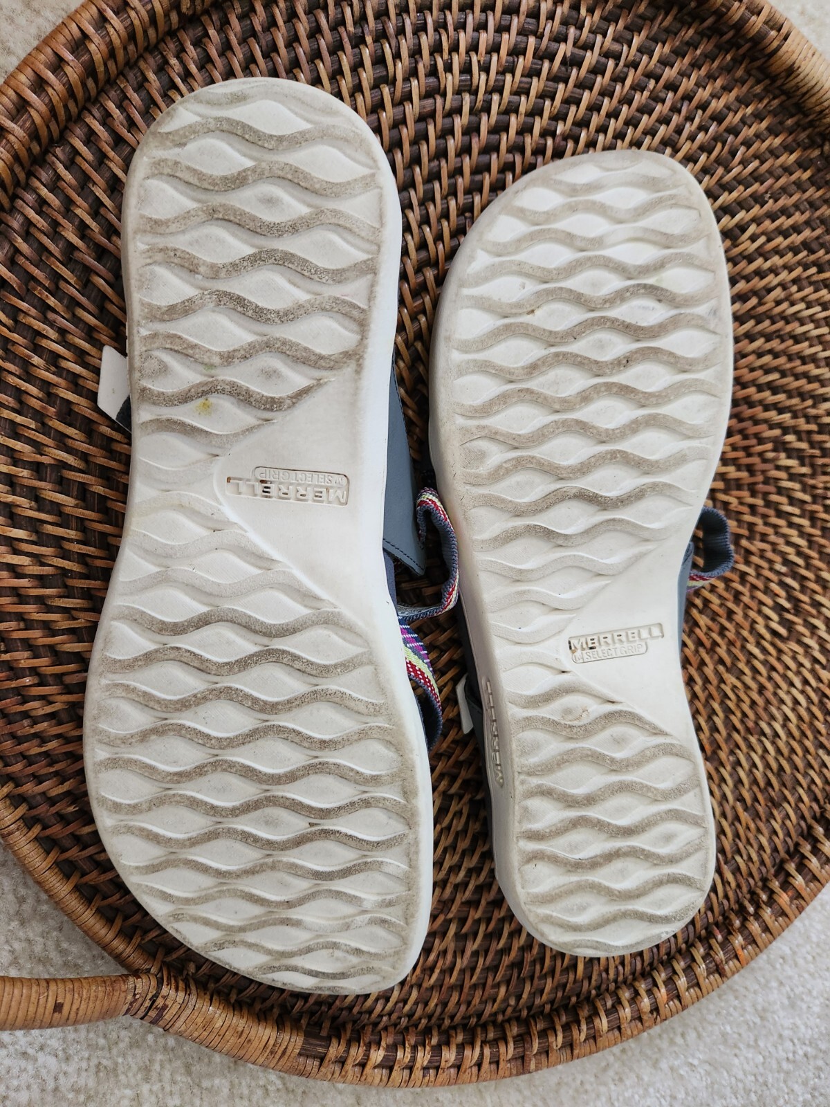 Merrell Turbulence Air Cushion Memory Foam US SZ 11 Slip-On Strap ...