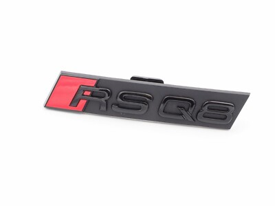 Original Audi RSQ8 Black Edition Logo Grille Emblem Badge Lettering ...