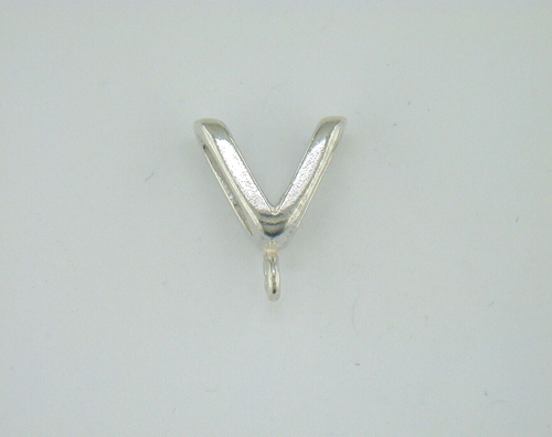 V Loop Dangle Bail Sterling Silver | eBay