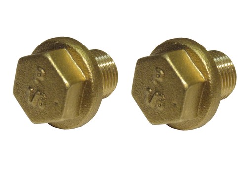 1/8 Inch BSP Brass Flanged Blanking Plugs (2 Pack) | eBay