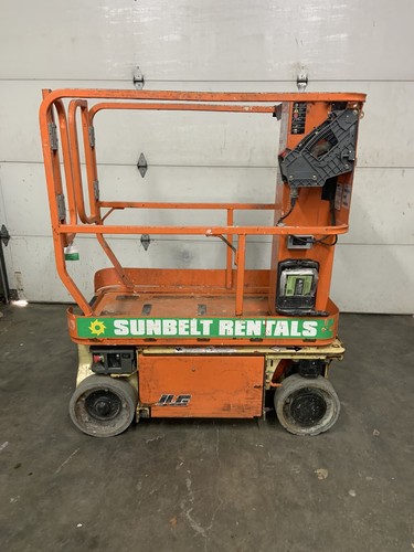 2016 JLG 1230ES 12’ ELECTRIC RUNABOUT SCISSOR VERTICAL MAST DRIVABLE ...