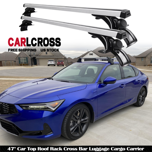 47" Car Top Roof Rack Cross Bar Cargo Luggage Carrier For Acura Integra ...