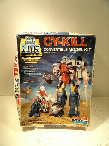 Vintage Cy-Kill Go Bots Convertible Model Kit Monogram 1984 | eBay