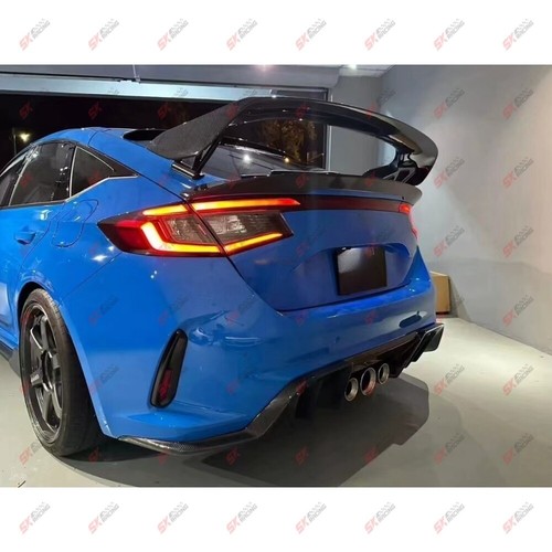For 2023UP Honda Civic 11Th FL5 Type R REAL CARBON Rear Trunk Spoiler ...
