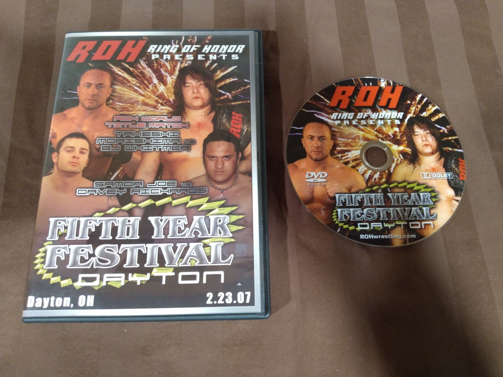 ROH FIFTH YEAR FESTIVAL DAYTON (DVD) 2007 RING OF HONOR WWE | eBay