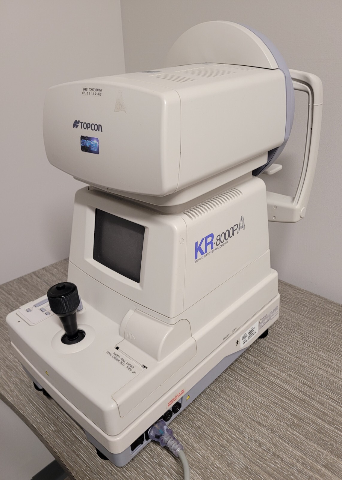 Topcon KR-8000PA Autorefractor / Topographer **USED** **Needs ...