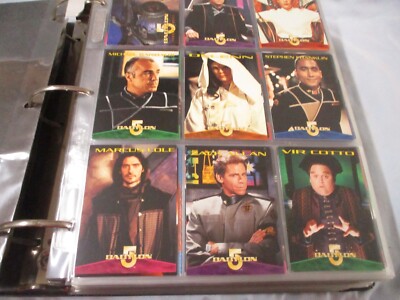 BABYLON 5 CARD SET & 5 TRIVIA CARDS BABYLON 5 SPECIAL EDITION CARD SET ...