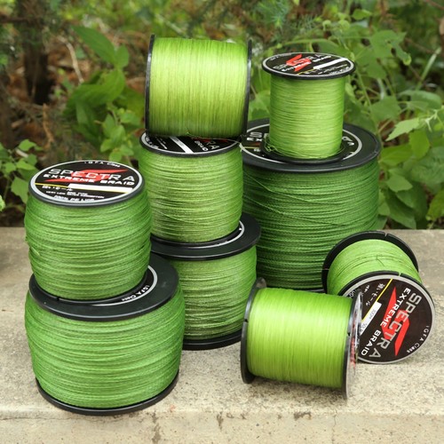 Army Green 300-1000M Super Strong Braided Line 4 Strands Fishing Line ...