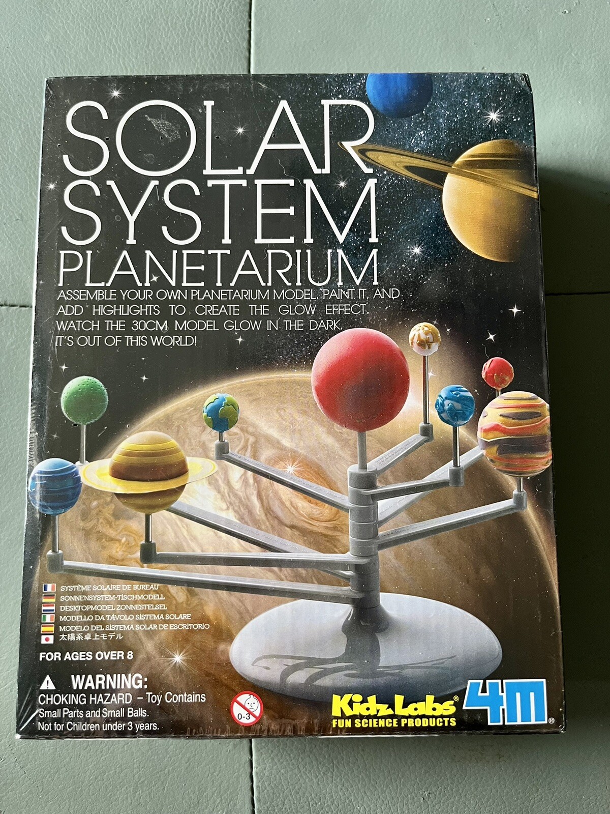 SOLAR SYSTEM PLANETARIUM 4M Kidz Labs Model Multi-Color GLOW IN DARK | eBay