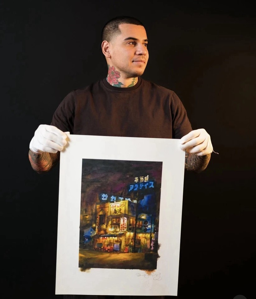Devon Rodriguez - JAPAN - WATERCOLOR PRINT - YORU NO HIKARI (LIMITED ...