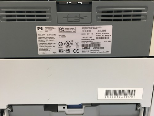 HP LaserJet P2035 CE461A Workgroup Monochrome Laser Printer 2k pg ct ...