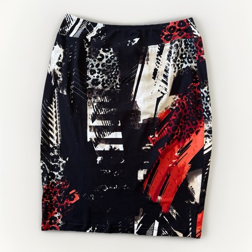Y2K Abstract Grunge Skirt Size XS Stretchy Graphic Print | eBay Australia