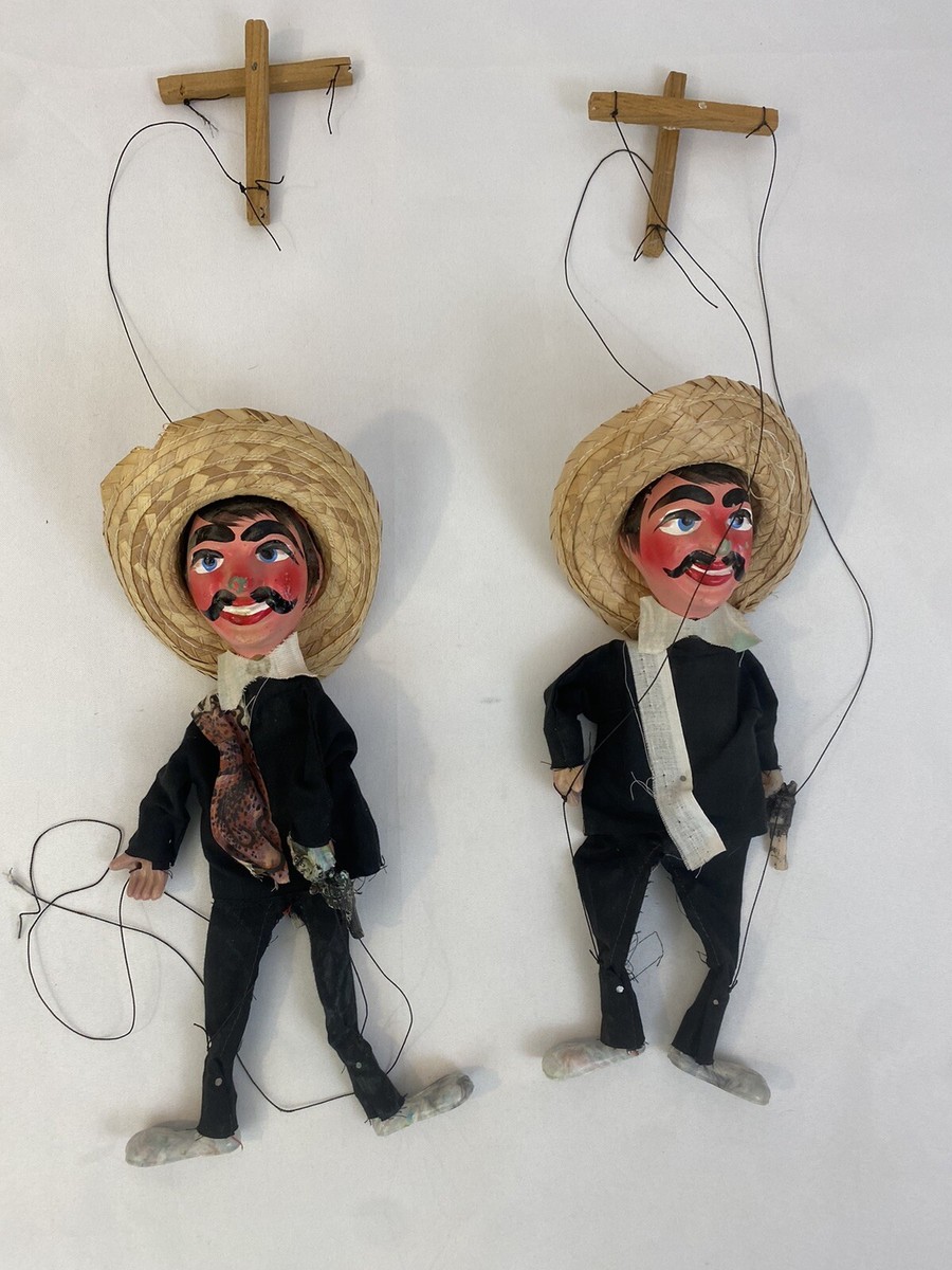 Marionette Puppet Mexico Mexican String Marionette Male Puppets