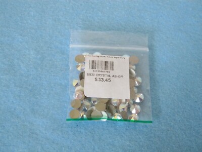 Swarovski Clear AB ss30 Rhinestones pack of 108 | eBay
