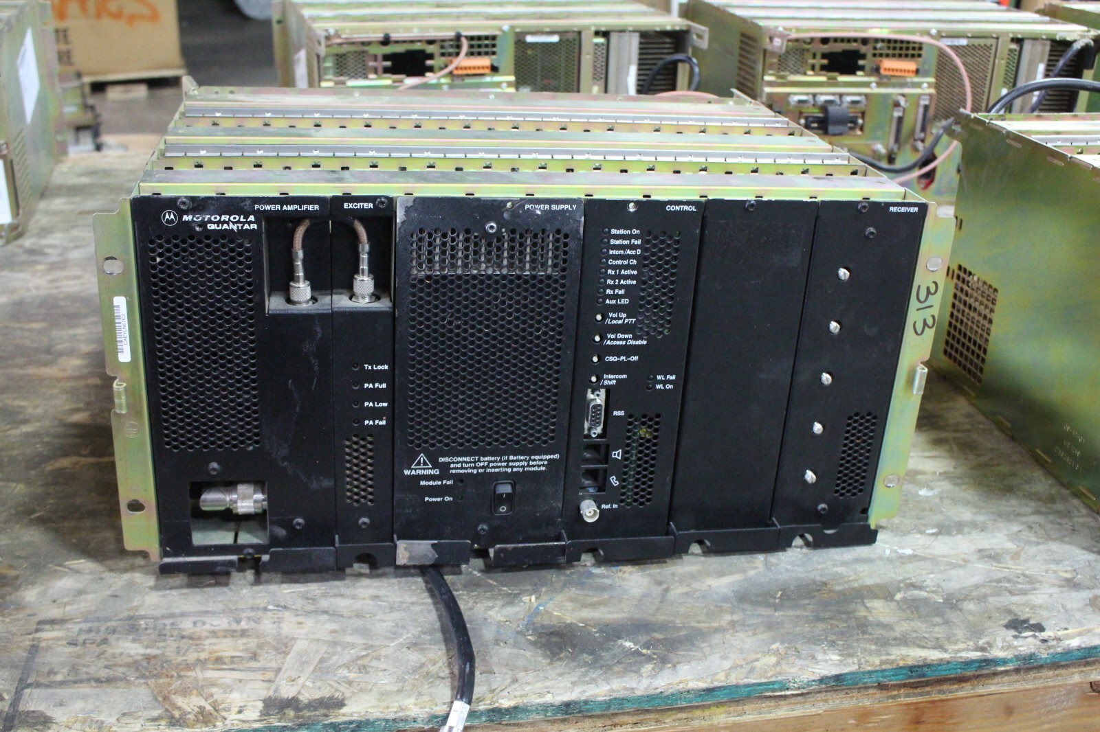 MOTOROLA QUANTAR VHF 400 Frequency Range DIGITAL REPEATER Model ...