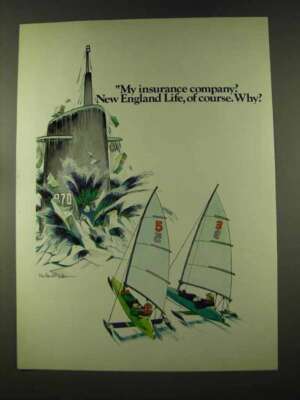 1973 New England Life Ad - My Insurance Company? | eBay