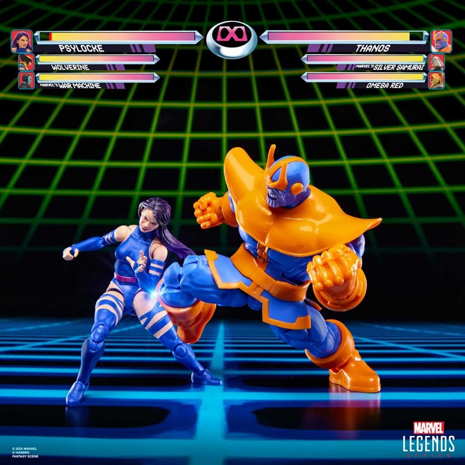 Marvel Legends GamerVerse 6" Psylocke vs Thanos 2-Pack IN HAND NOT ...
