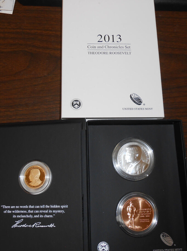 2013 COIN AND CHRONICLES SET - THEODORE ROOSEVELT - OGP - WITH COA | eBay