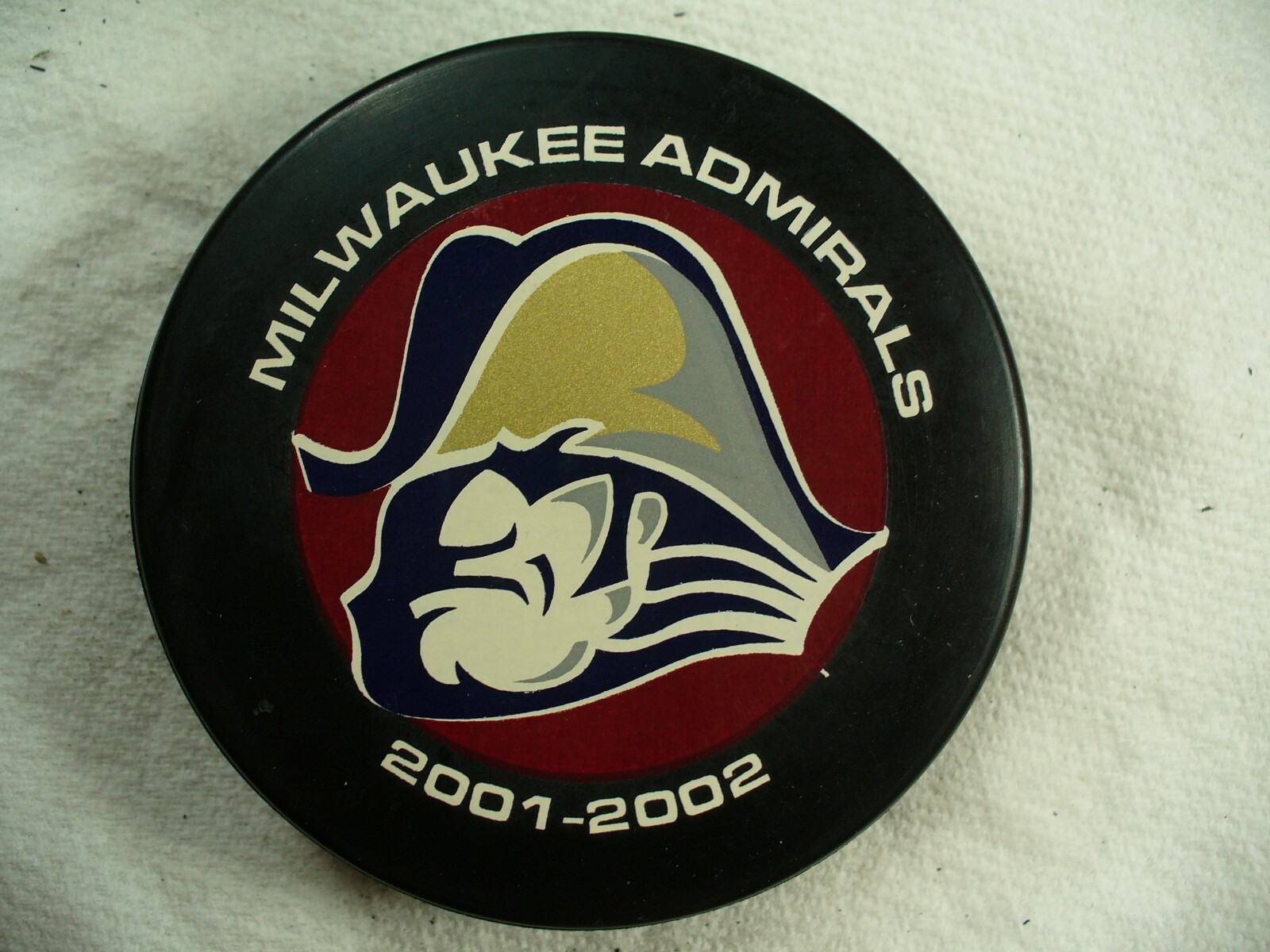 AHL Milwaukee Admirals '01-02 Rare Souvenir Team Logo Hockey Puck ...
