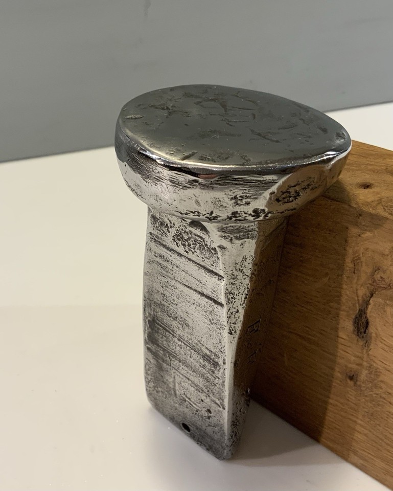 VINTAGE BLACKSMITHS ROUND FLAT TOP ANVIL STAKE METAL FORMING TOOL ...