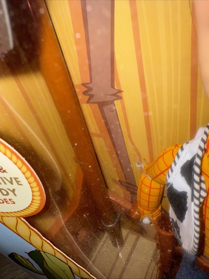 Disney Pixar Thinkway Toy Story Collection Woody Blue Cloud Logo | eBay