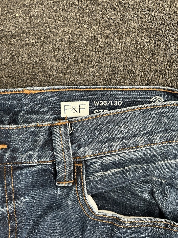 Men’s Straight Leg Jeans 36w 30L | eBay UK