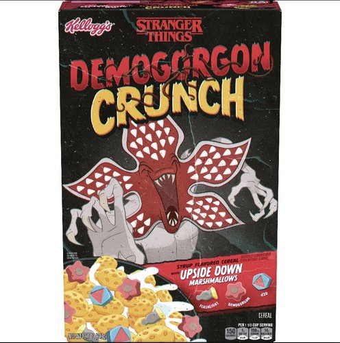 Kellogg's Stranger Things 2025 Demogorgon Crunch cereal brand new ...