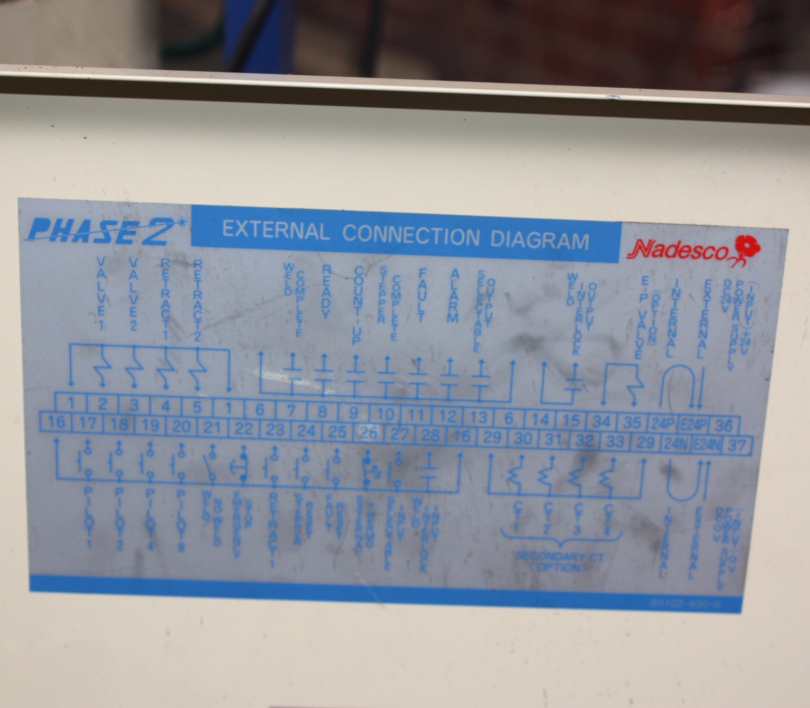 Nadesco Nadex Phase 2 spot welding Timer Unit Type 2100 Weld Controller ...