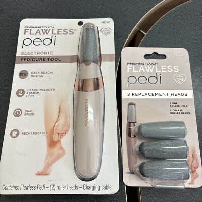 Finishing Touch Flawless Pedicure Tool With 3 Replacement Heads | eBay
