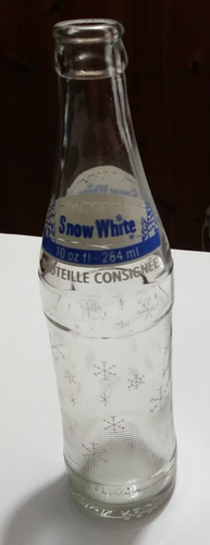 VINTAGE SNOW WHITE 10 OZ CANADA SODA BOTTLE | eBay