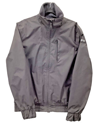 Musto Sailing Jacket Men's L 42 Black Polyamide Waterproof Fleece Lined ...