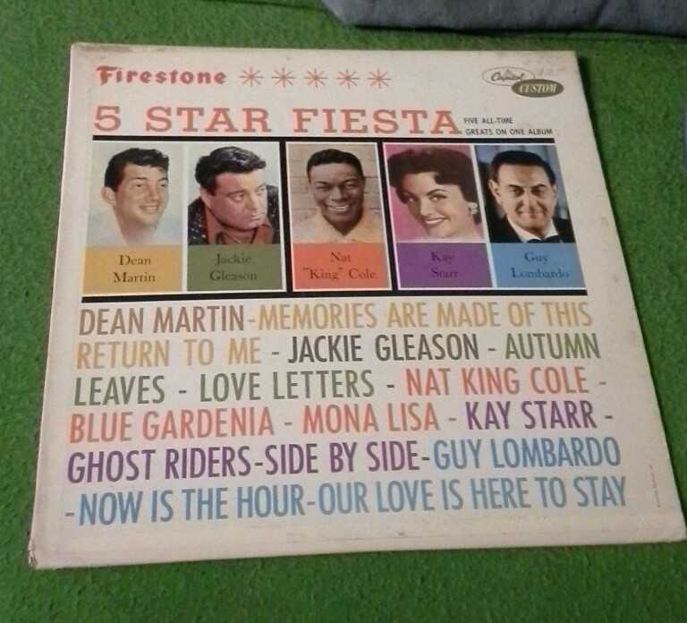Firestone 5 star fiesta featuring dean martin, jackie gleason, vinyl ...