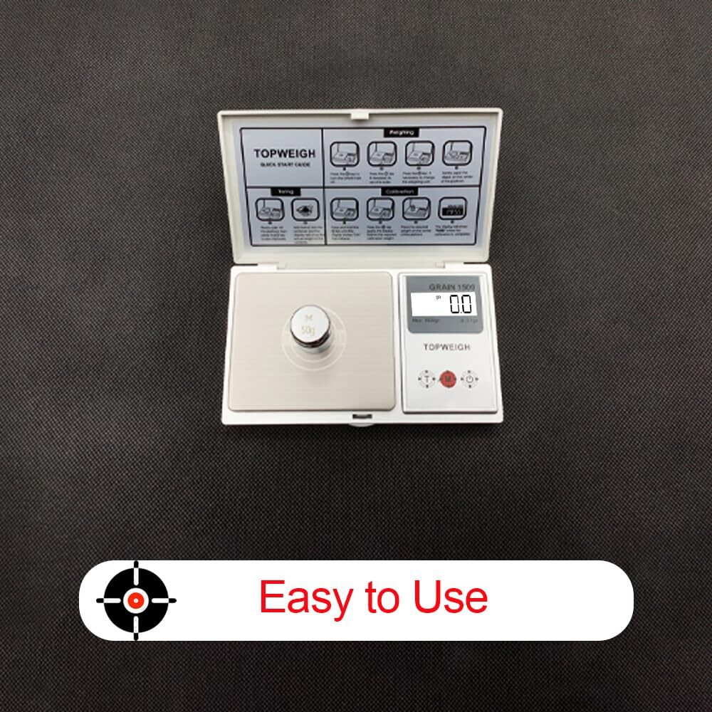 Reloading Scale Metal Powder Pan Grain 1500 Grains X 0.1Gn Powder Scale ...