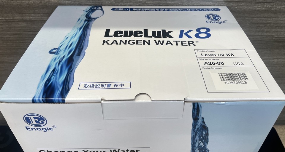 Kangen Enagic Leveluk K8 Water Filter Machine, New In Box, Free ...
