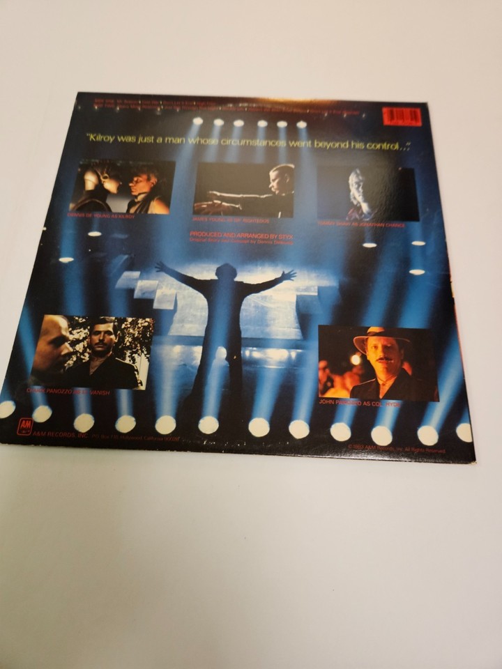 Vintage Styx Kilroy Was Here 12" Vinyl Record LP 1983 A&M SP 3734 w ...
