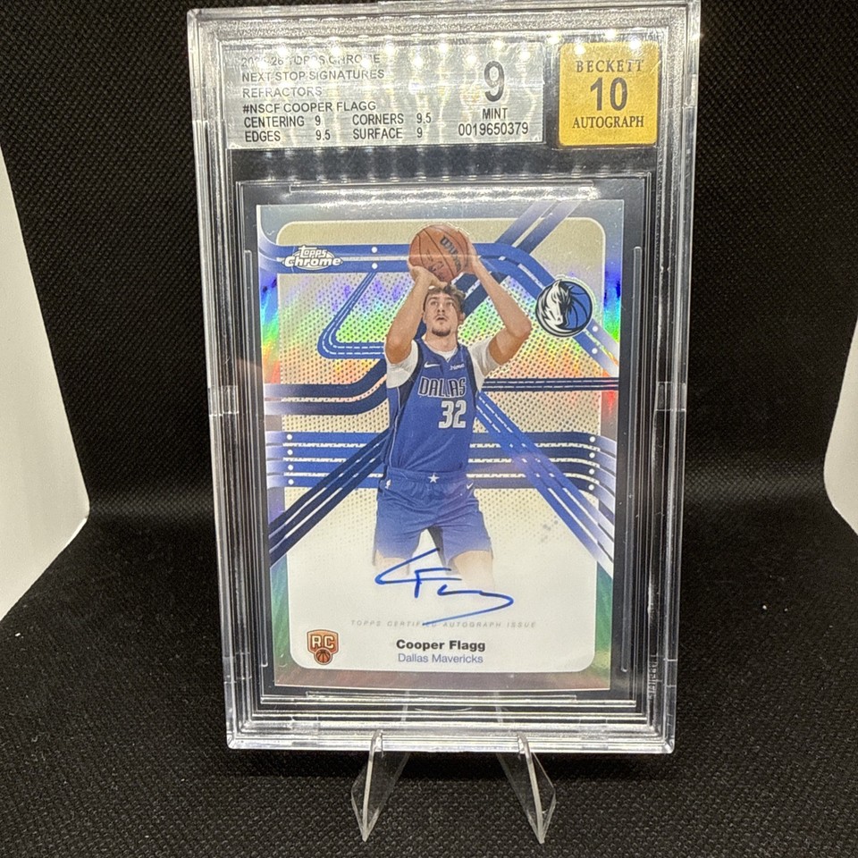 2025-26 Topps Chrome - Next Stop Signatures Cooper Flagg #NS-CF ...