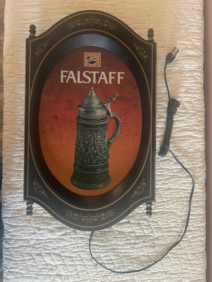 Vintage Falstaff Lighted Sign. Works | eBay
