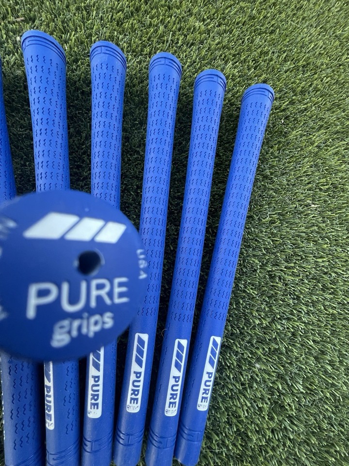 PURE Pro Undersize Blue Golf Club Grips. NEW Set Of 7 Grips. | eBay
