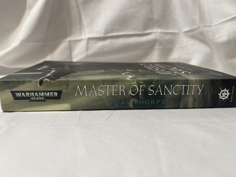 Warhammer 40K paperback book MASTER OF SANCTITY by Gav Thorpe | eBay