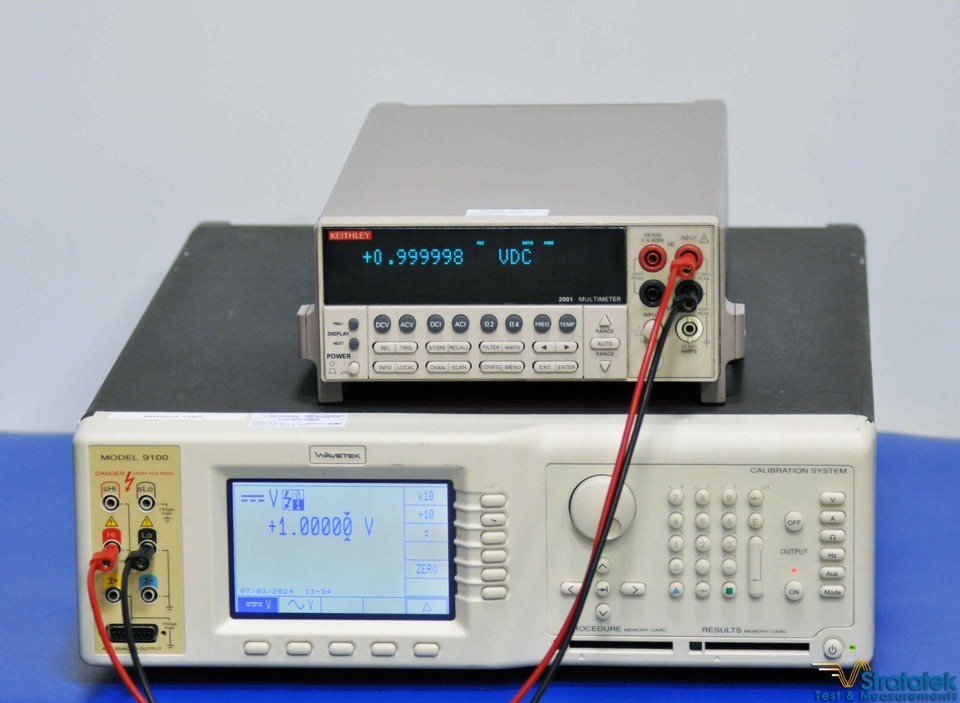 Wavetek Fluke 9100 Multifunction Calibration System Datron 9100 ...